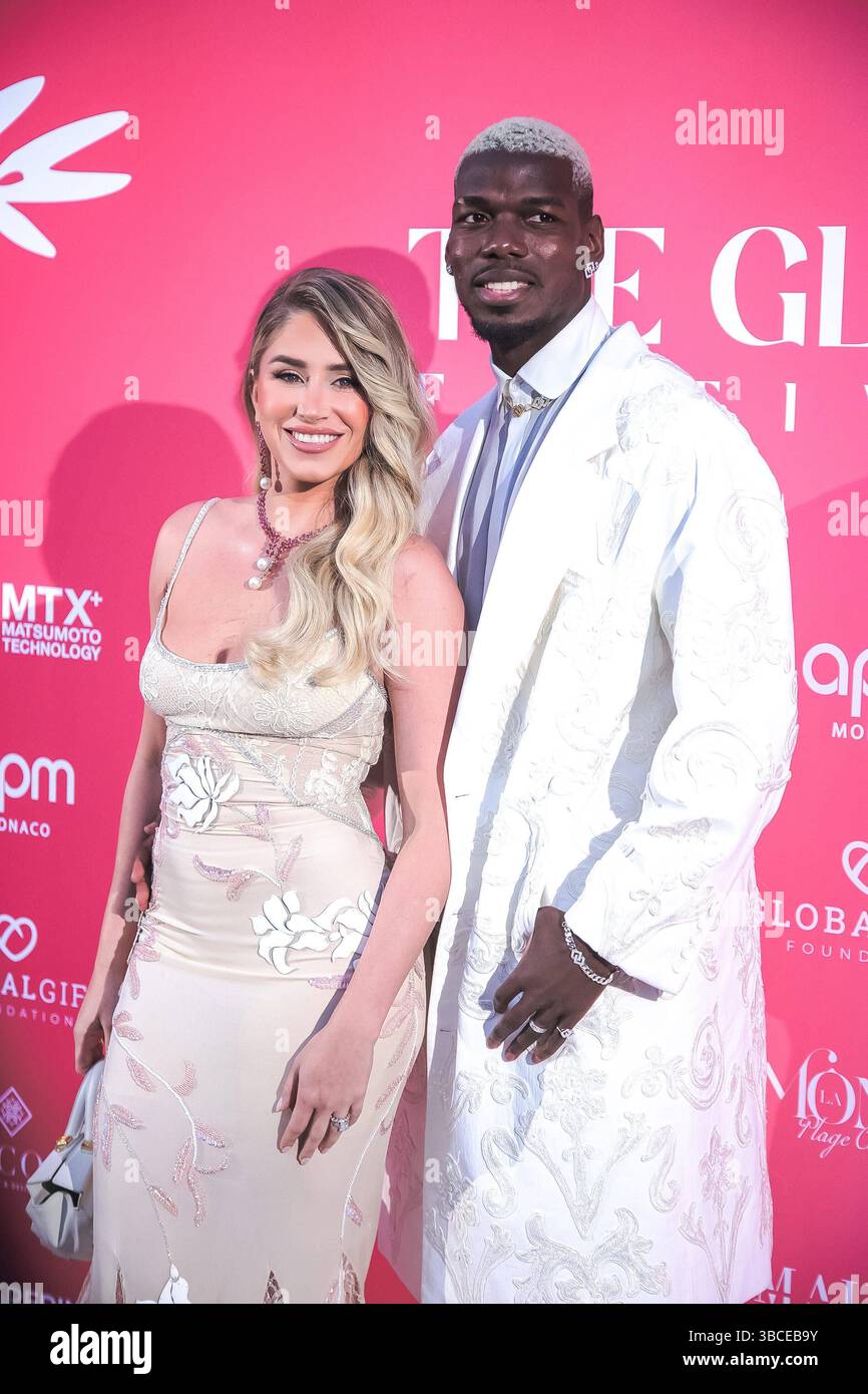 Cannes, France. 19th May, 2025. Zulay Pogba and Paul Pogba attends the ...