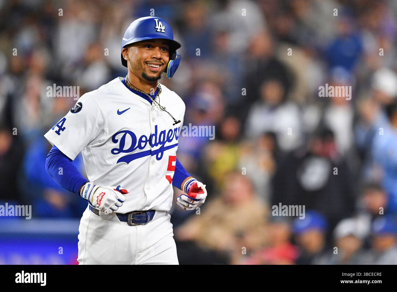 LOS ANGELES, CA - MAY 19: Los Angeles Dodgers shortstop Mookie Betts ...
