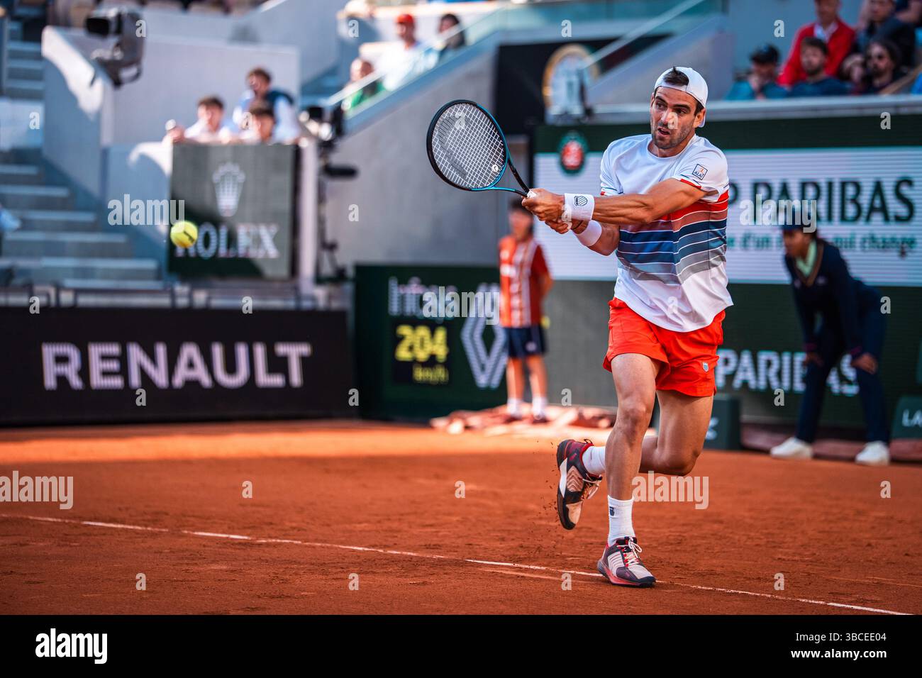 Nicolas MORENO DE ALBORAN of USA during the qualifying of the Roland-Garros 2025, French Open ...