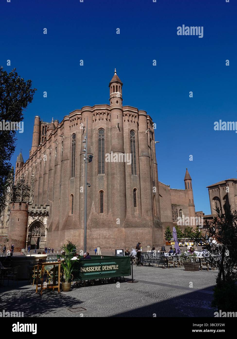 Albi Cathedral, Cathedral Basilica of Saint Cecile, Albi, France Stock ...