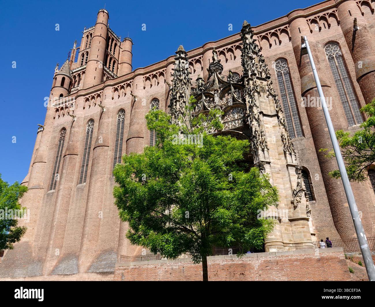 Albi Cathedral, Cathedral Basilica of Saint Cecile, Albi, France Stock ...