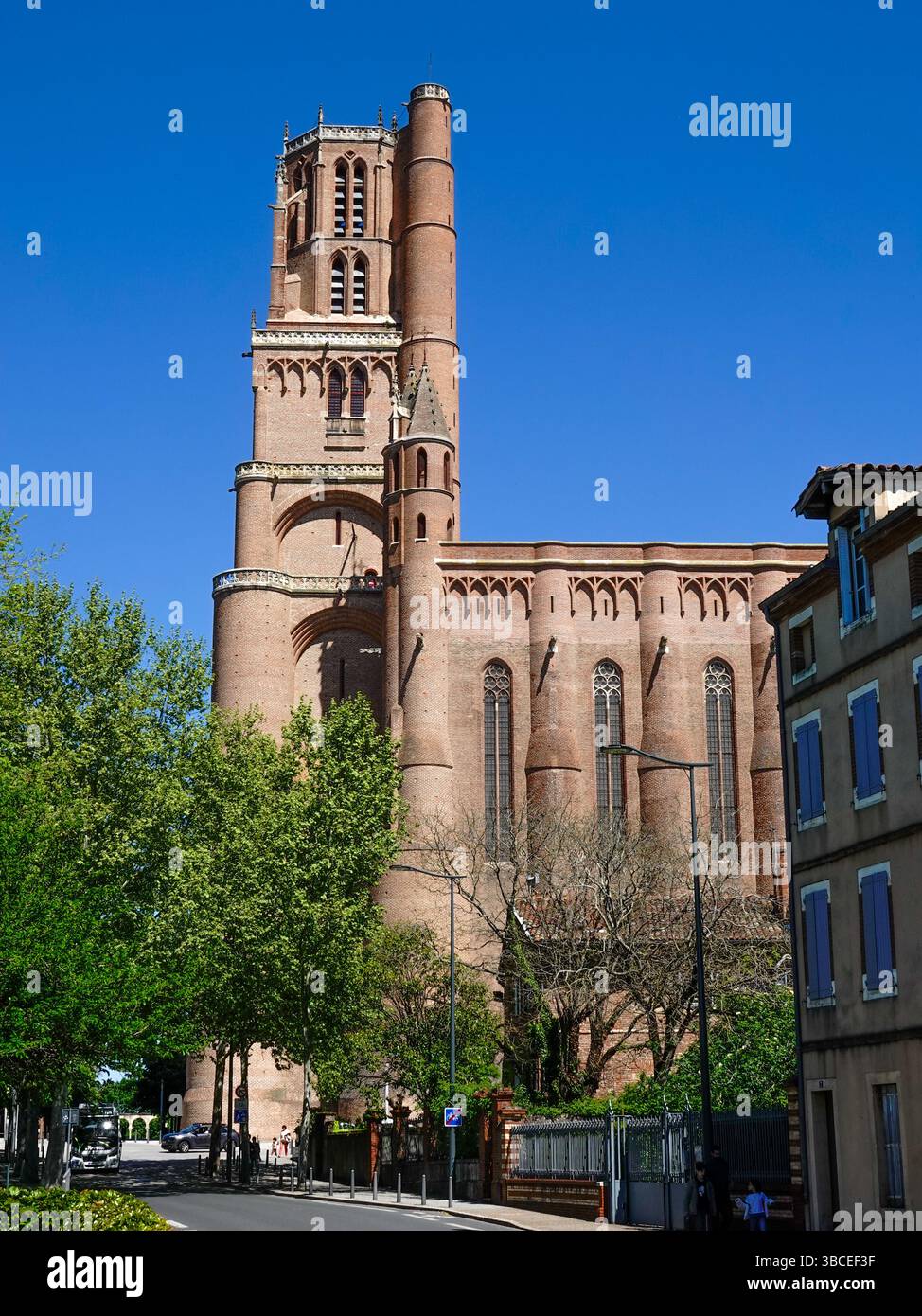 Albi Cathedral, Cathedral Basilica of Saint Cecile, Albi, France Stock ...