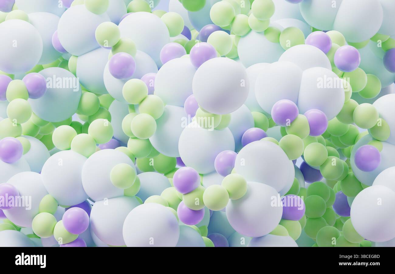 Abstract dense particles spheres background, 3d rendering. 3D illustration Stock Photo - Alamy