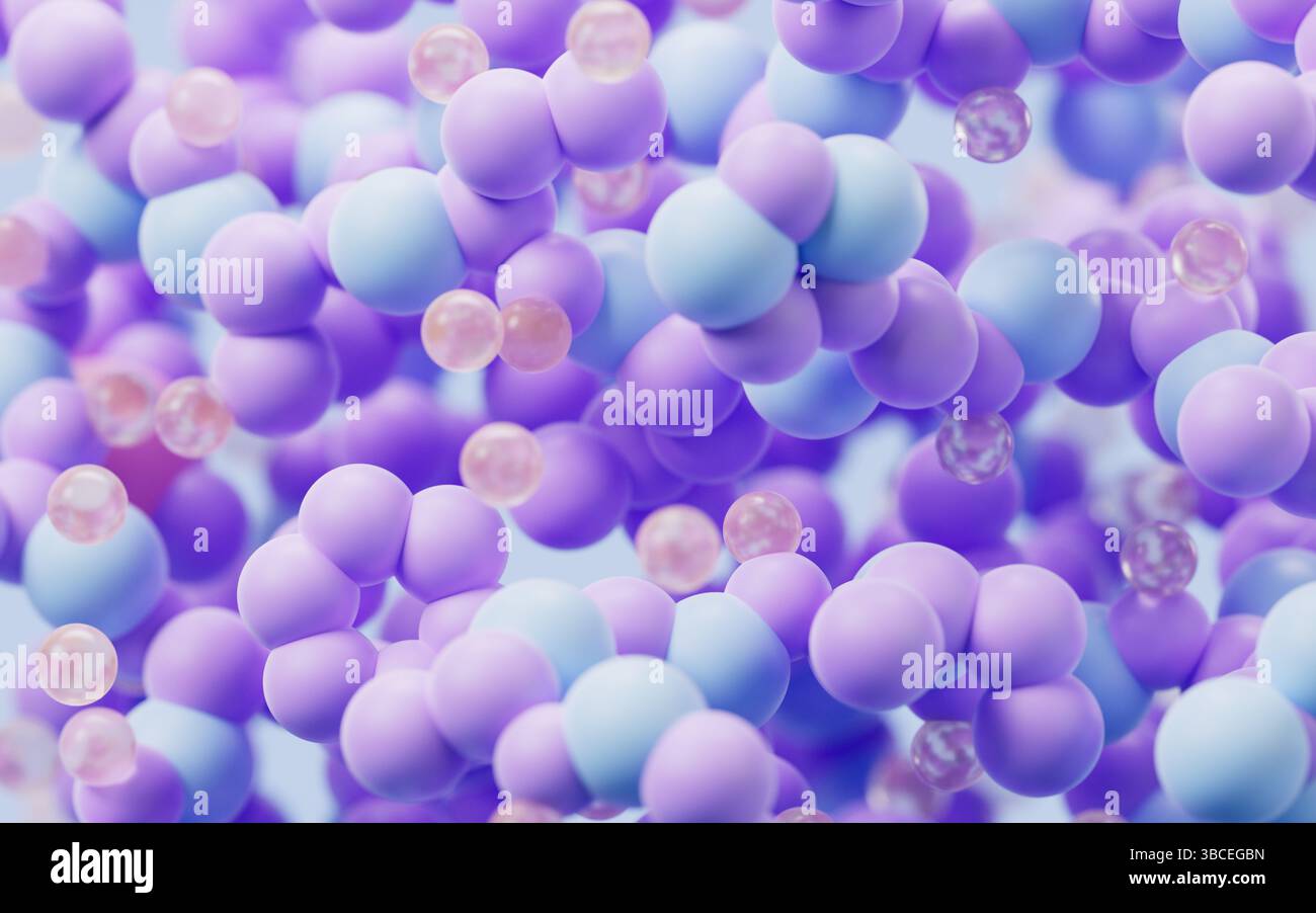 Abstract dense particles spheres background, 3d rendering. 3D illustration Stock Photo - Alamy