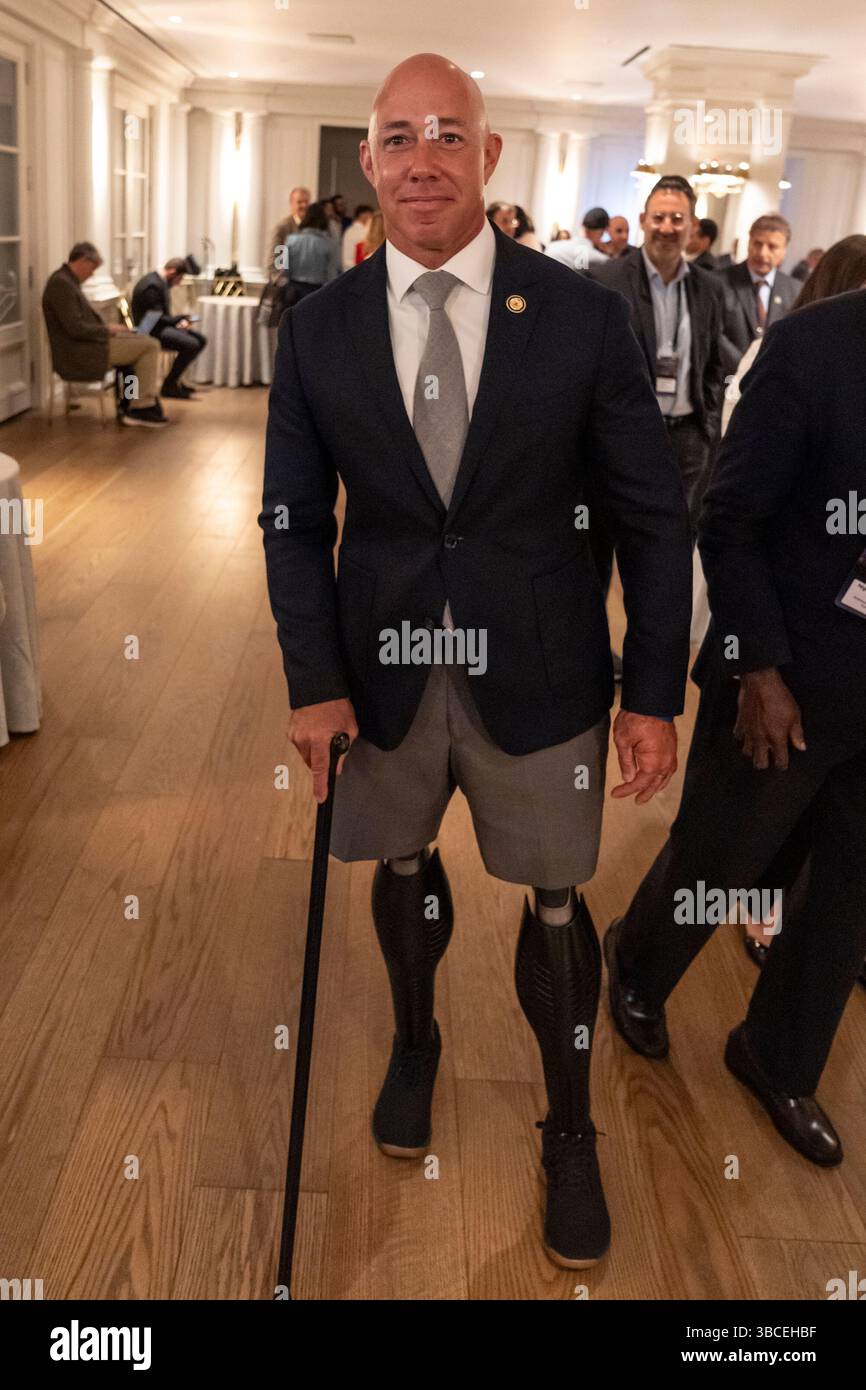 New York, USA. 19th May, 2025. Congressman Brian Mast attends Annual ...
