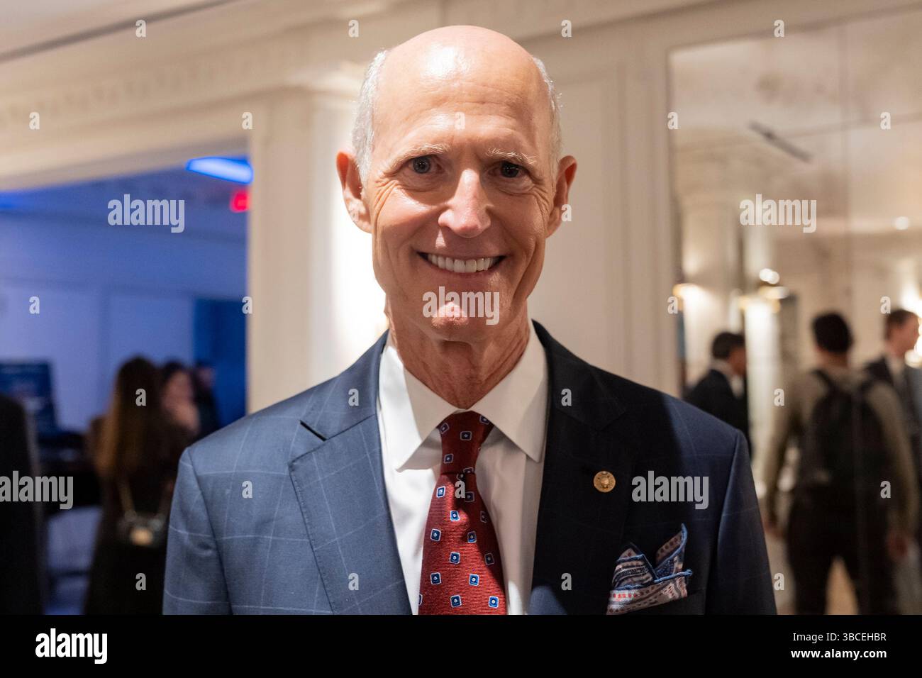 New York, USA. 19th May, 2025. US Senator Rick Scott attends Annual ...