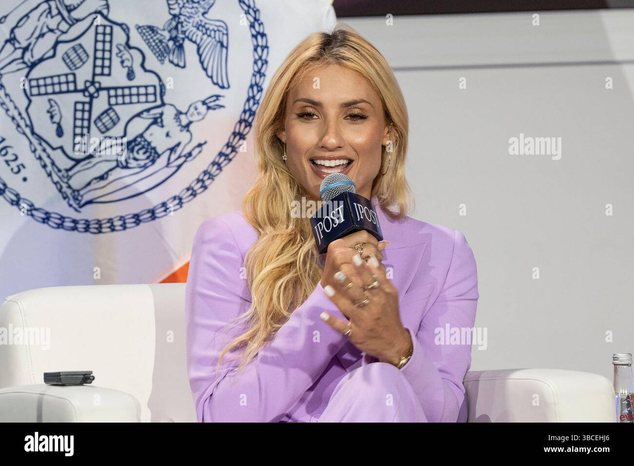 New York, USA. 19th May, 2025. Montana Tucker speaks on stage during ...