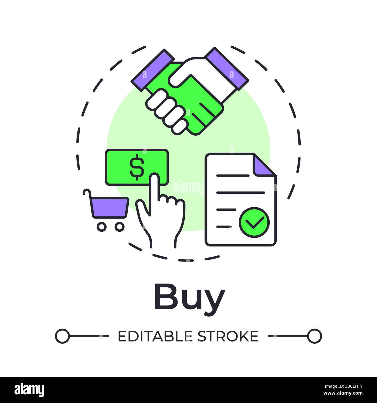 Buy multi color concept icon Stock Vector Image & Art - Alamy