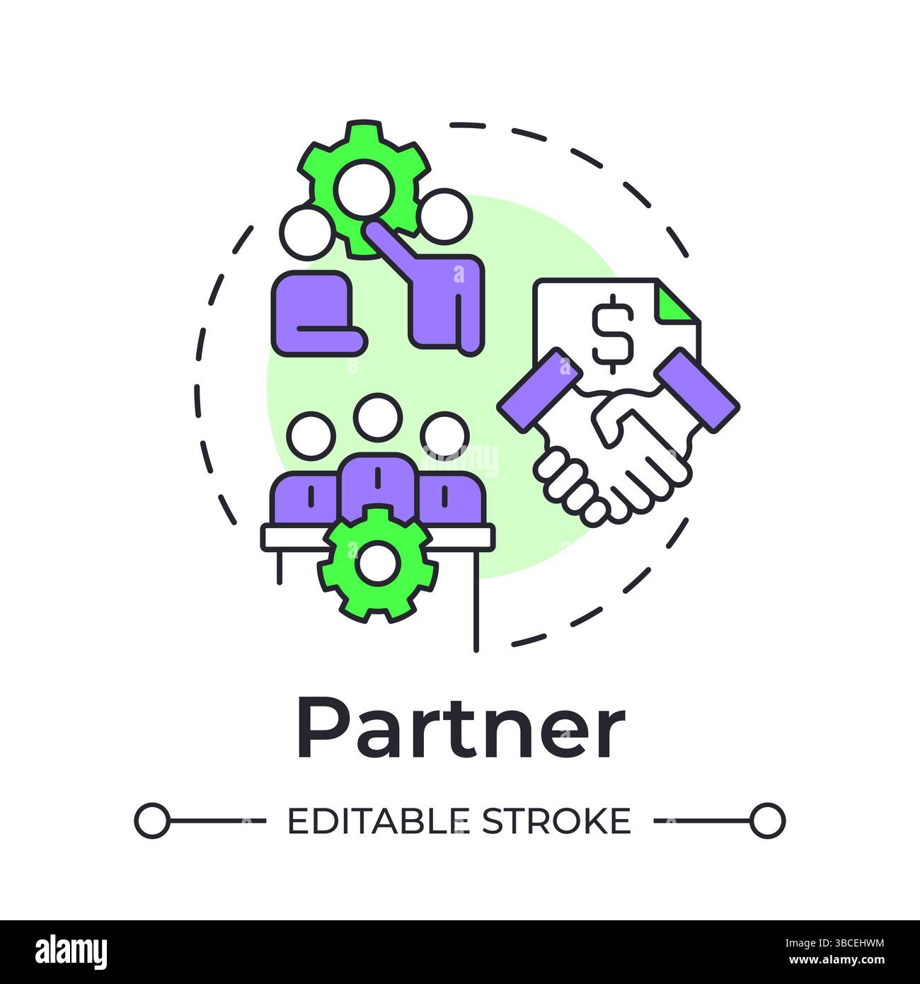 Content partner Stock Vector Images - Alamy