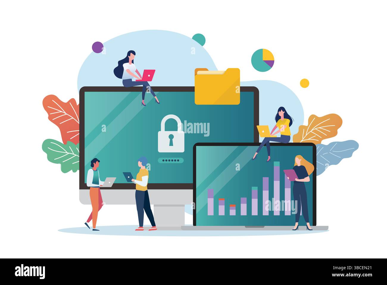 Teaching remote class classroom Stock Vector Images - Alamy