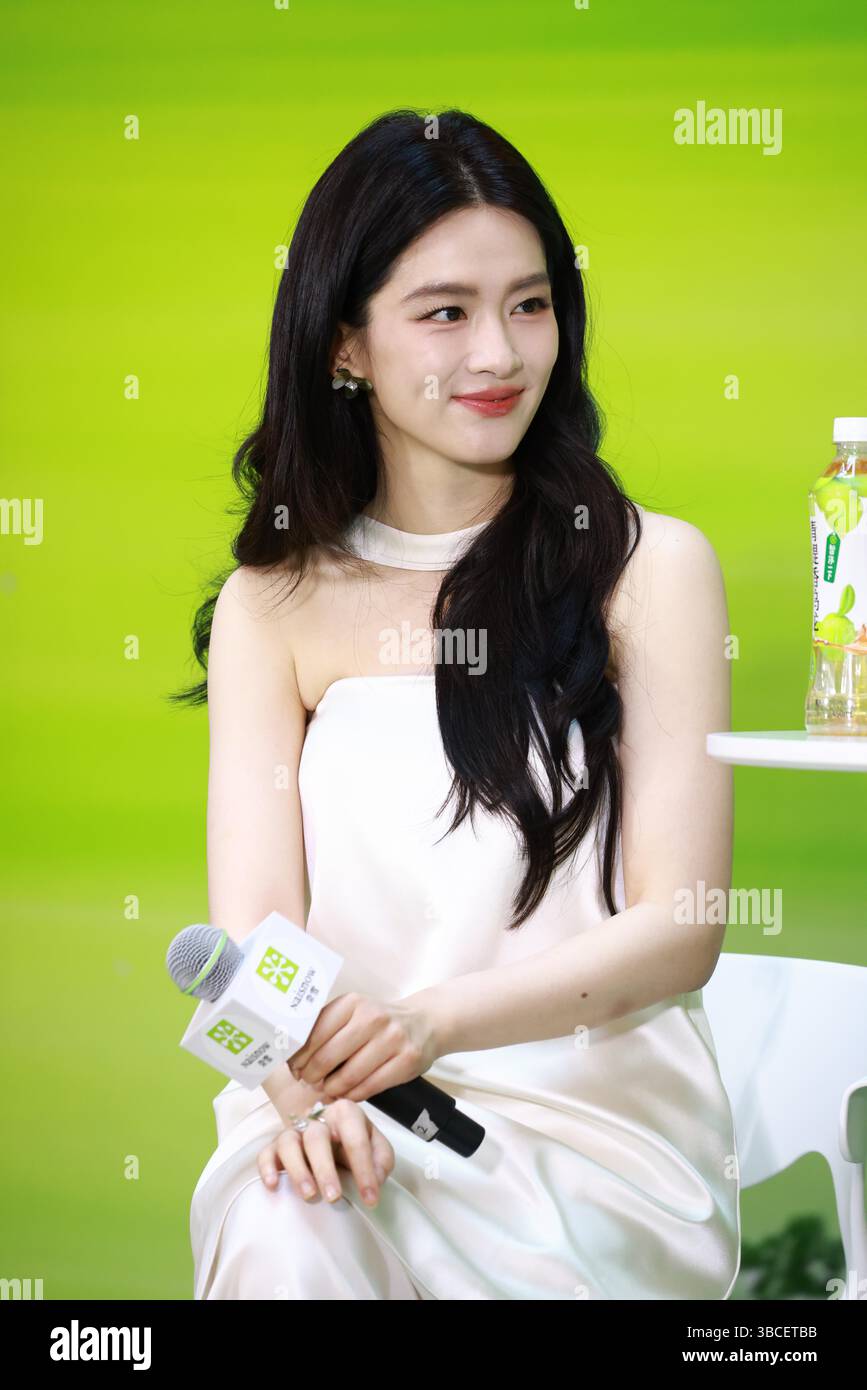 Chinese singer and actress Chen Haoyu attends an activity in Shenzhen City, south China's ...