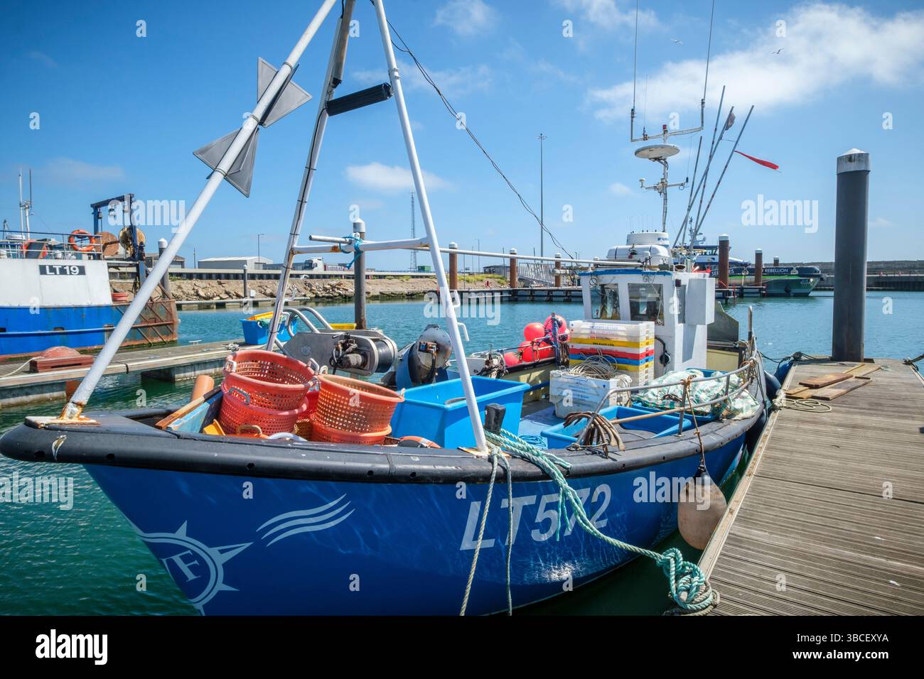 Fishing boats at Hamilton Harbour in Lowestoft today. Photography by ...