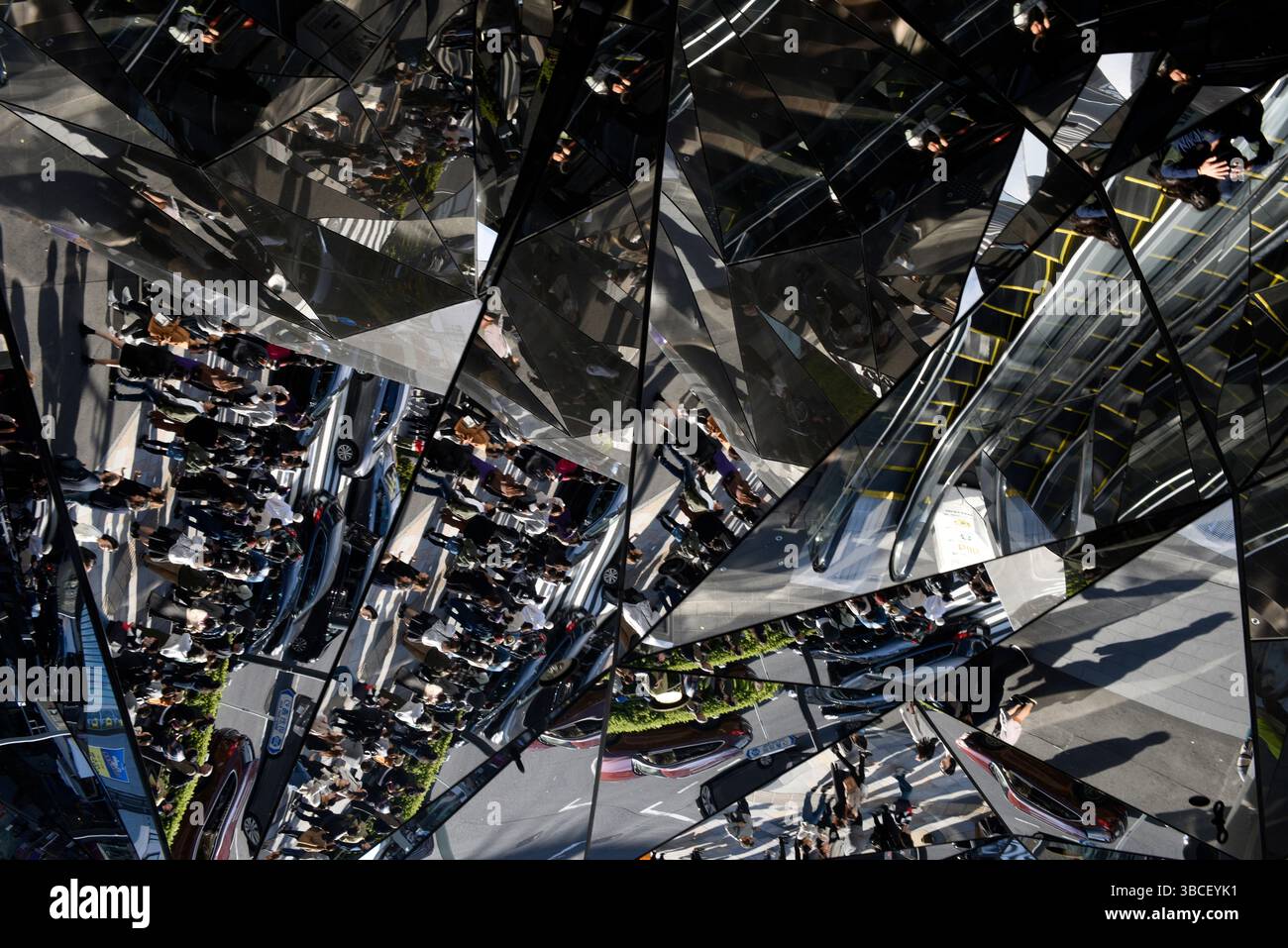 Entrance of Plaza building, Tokyu Plaza Omohara is a fashion theme park ...