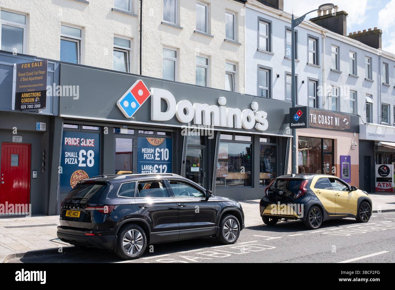 Portrush, Northern Ireland - May 19th, 2025: Domino's Pizza restaurant ...