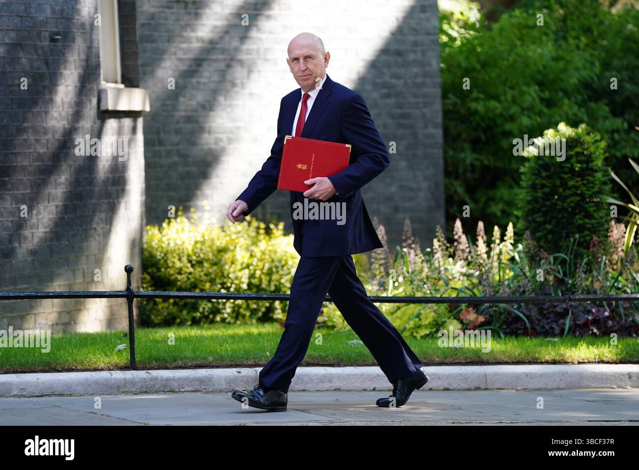 Defence Secretary John Healey arrives in Downing Street, London, for a ...