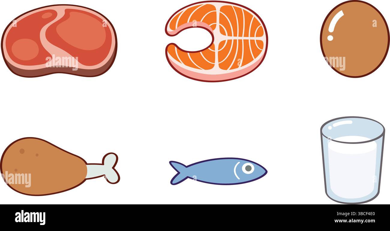 There are various protein-rich foods, including meat, fish, eggs ...