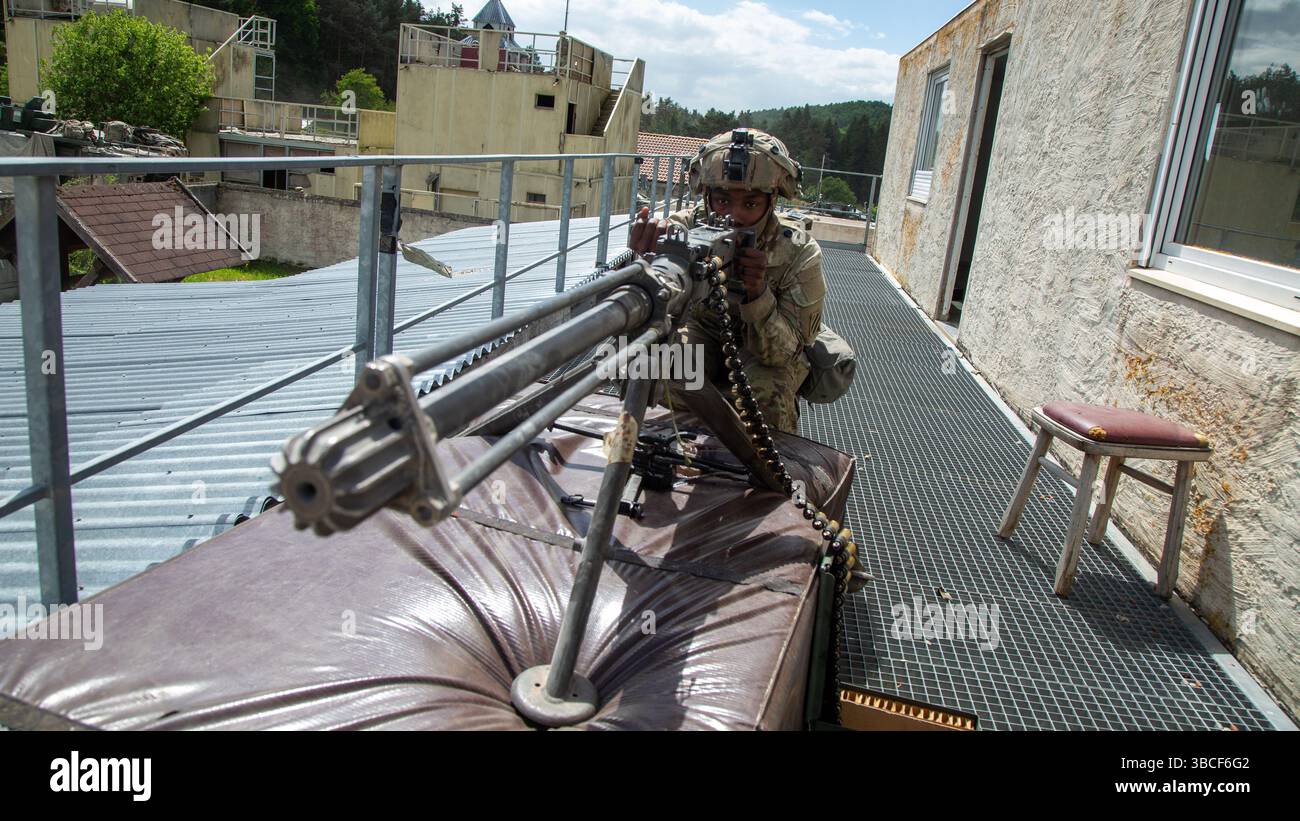 A soldier assigned to Headquarters and Headquarters Company 2-7 ...