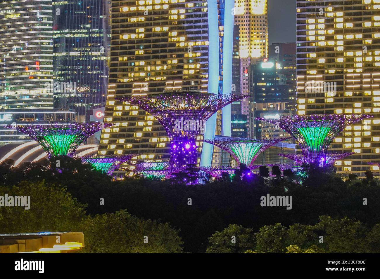 Singapore, Supertree grove, located inside Gardens By The Bay .These ...