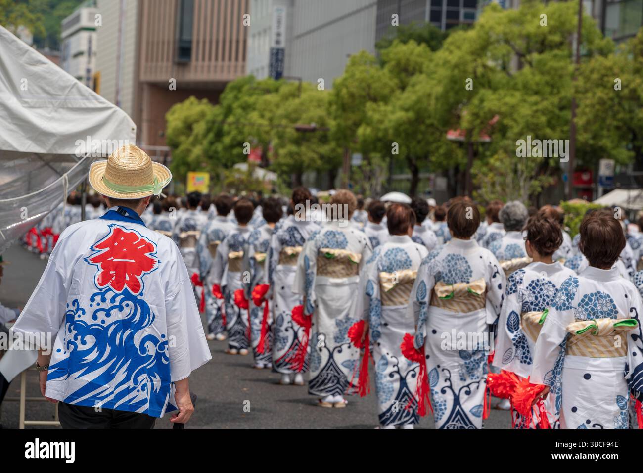 Kobe, Hyogo, Japan - May 18 2025 : Approximately 600 elderly women ...