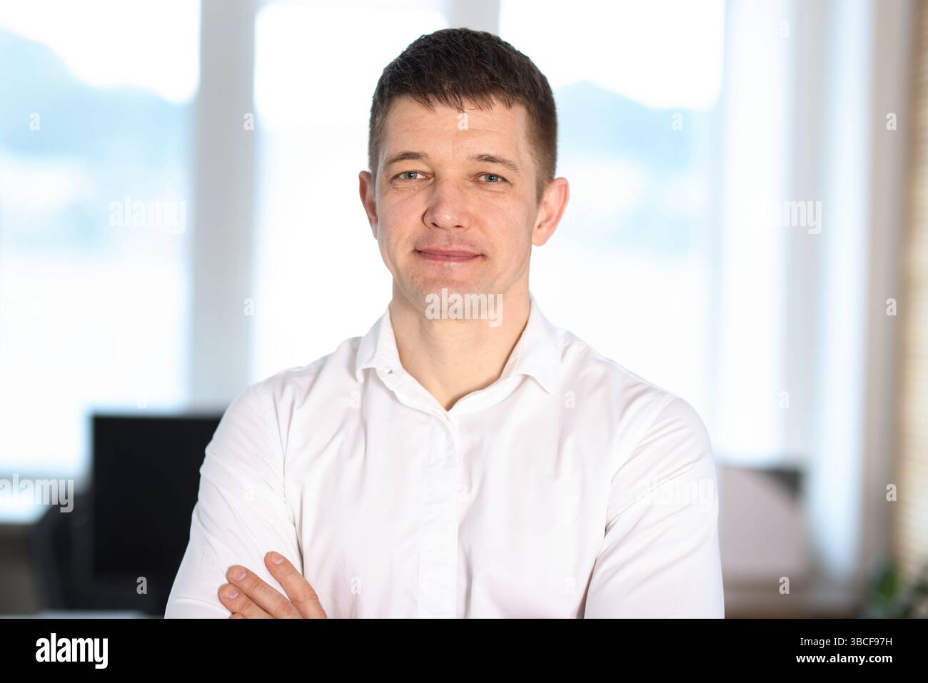 Banker middle aged hi-res stock photography and images - Alamy