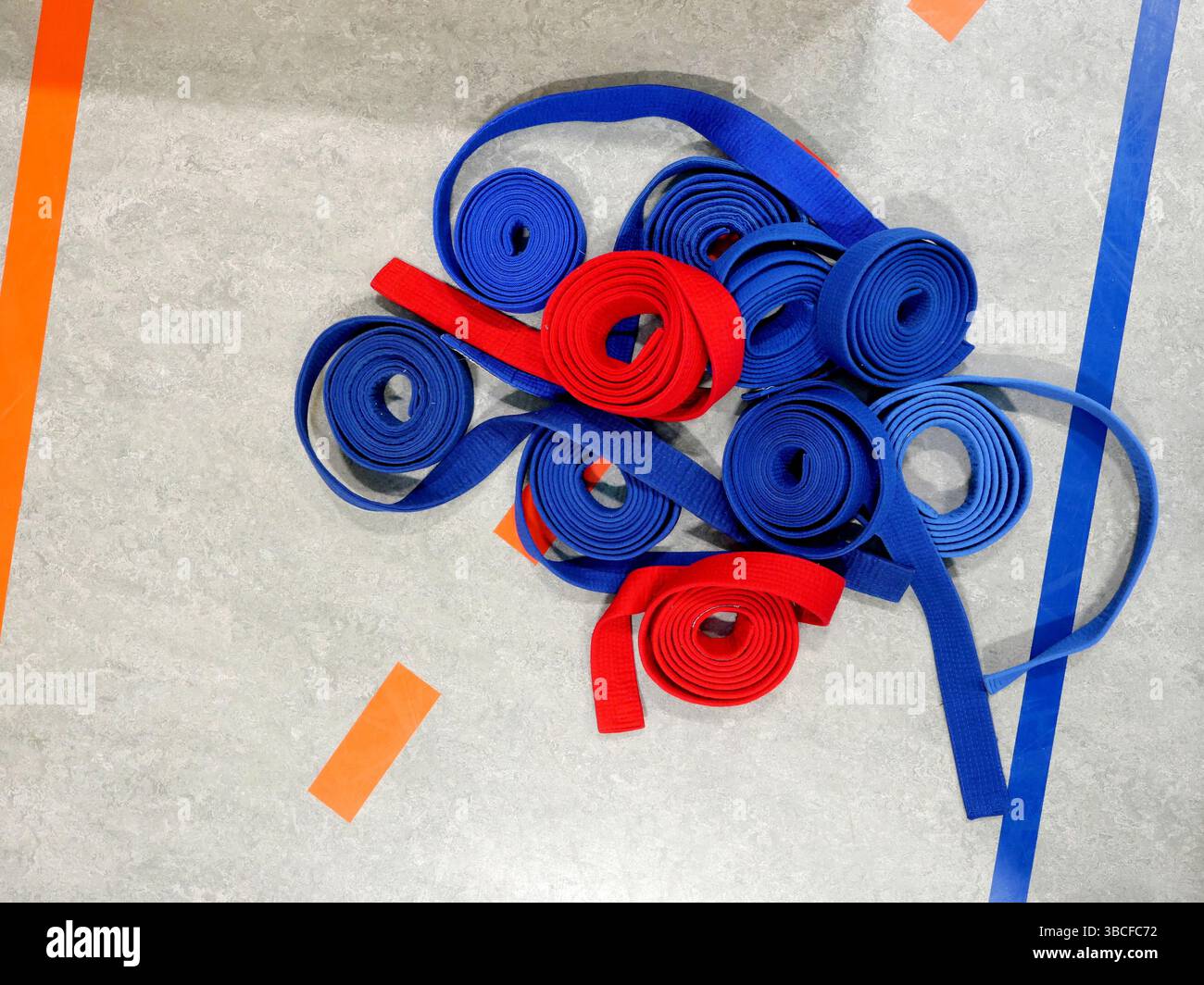 Red, blue karate belts mark fighters for fair scoring in tournaments ...