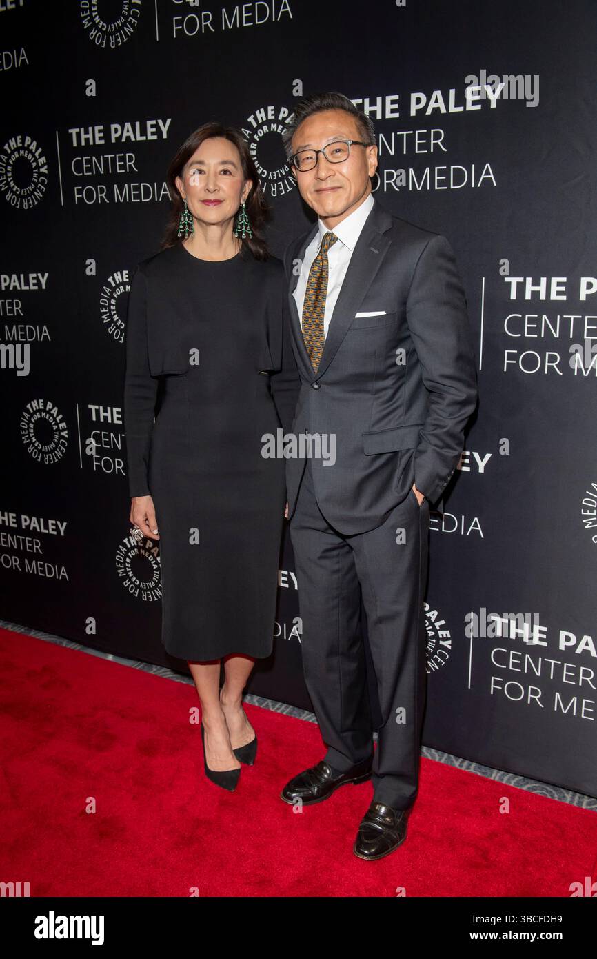 New York, United States. 19th May, 2025. (L-R) Clara Wu Tsai and Joseph ...