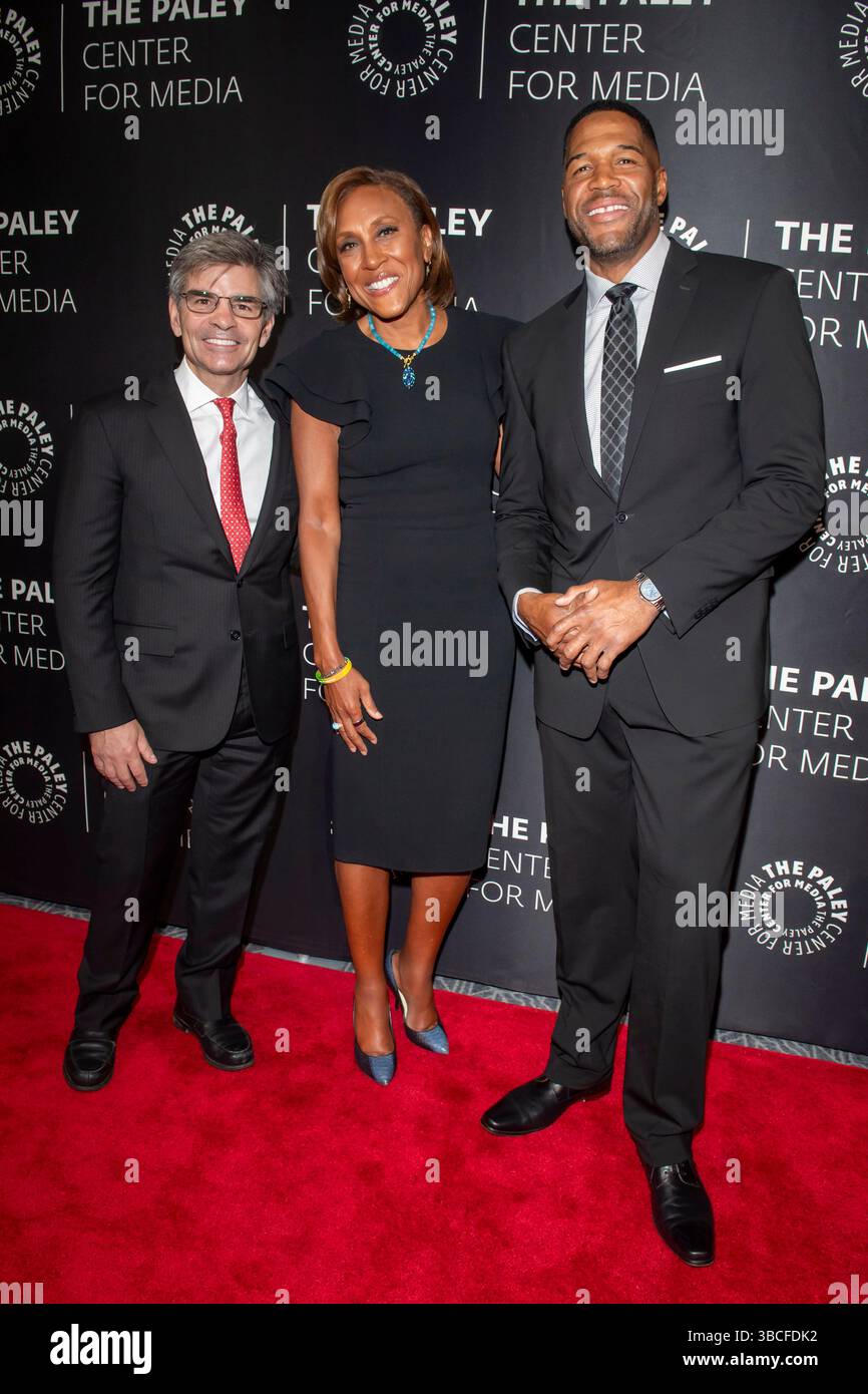 New York, United States. 19th May, 2025. (L-R) George Stephanopoulos ...