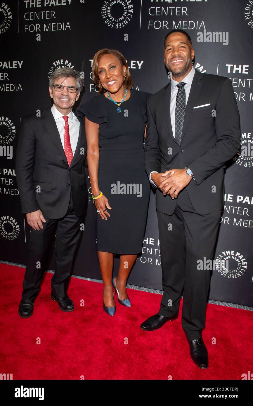 New York, United States. 19th May, 2025. (L-R) George Stephanopoulos ...