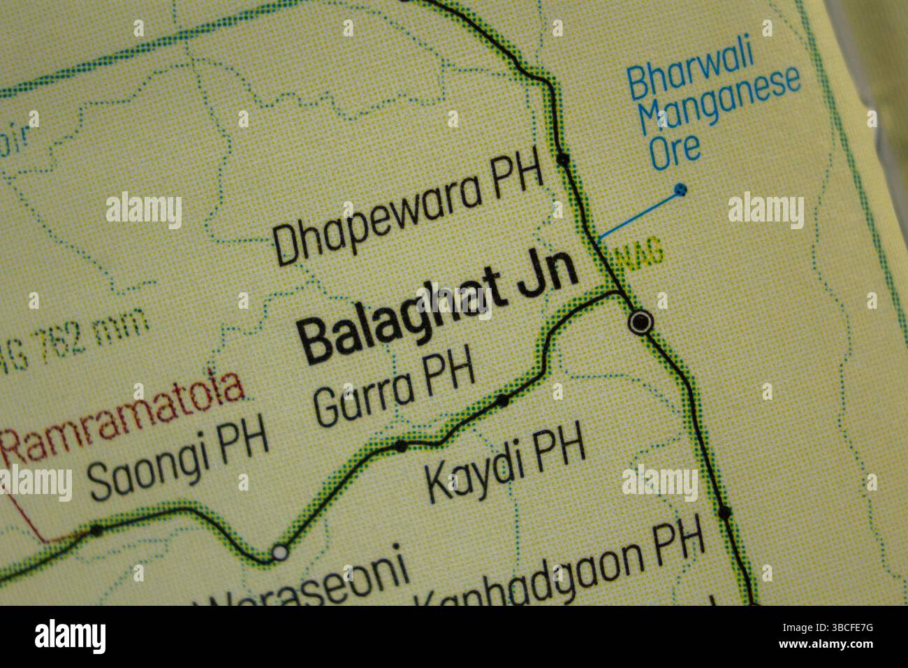 Balaghat Jn - India Railways junction schematic transport map train ...