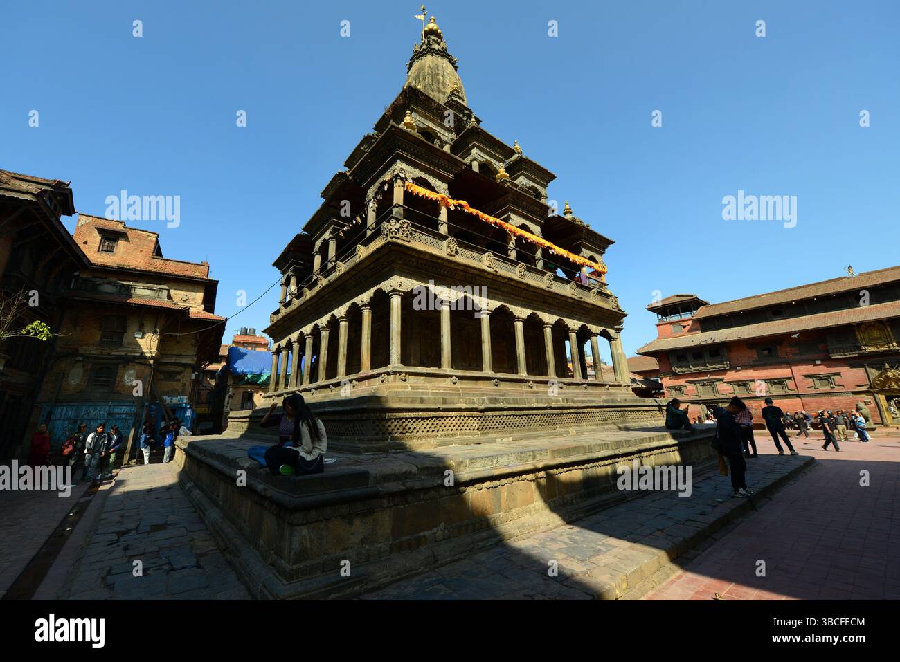 Krishna Mandir at Patan's Durbar Square in Nepal Stock Photo - Alamy