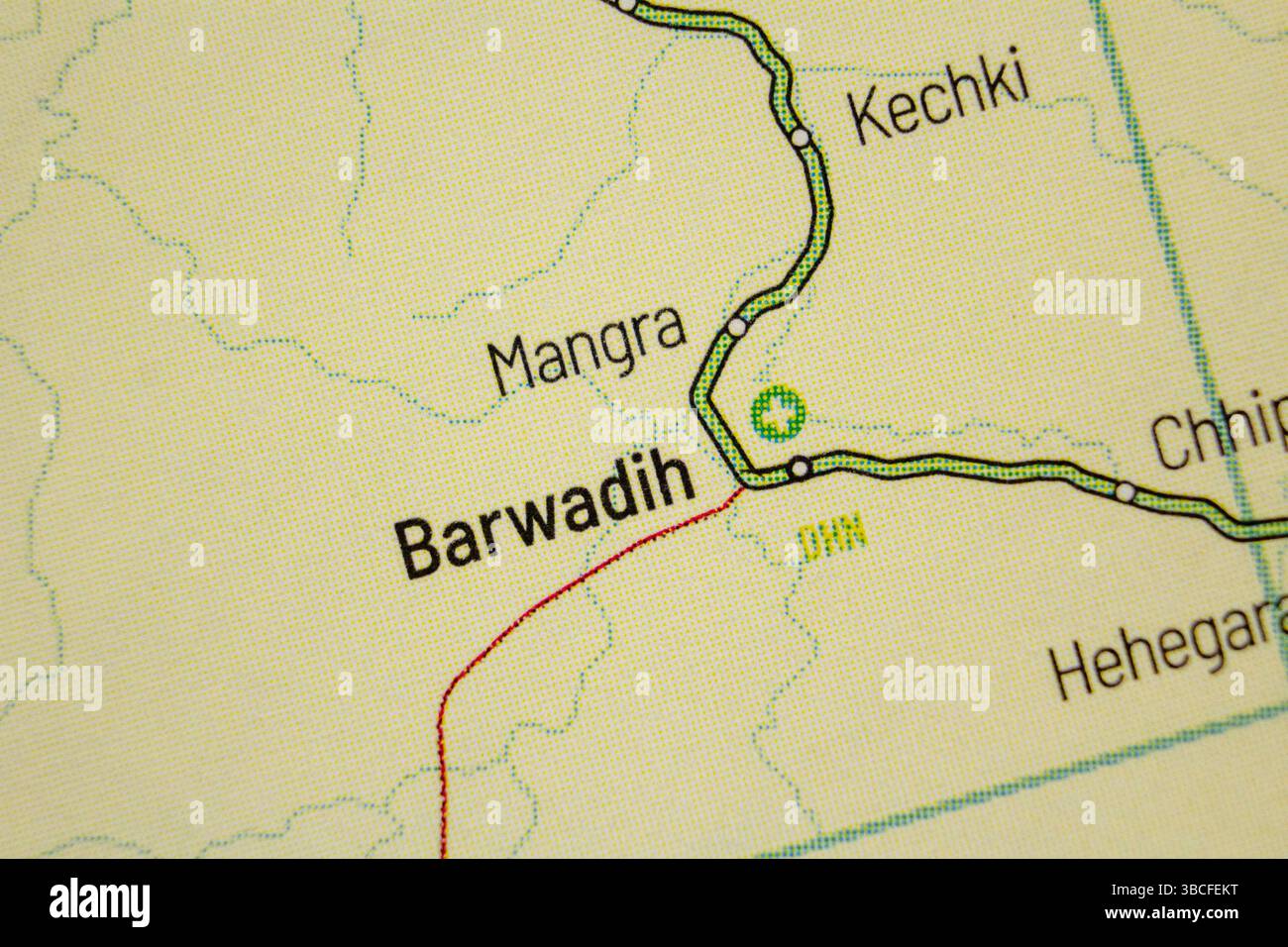 Barwadih - India Railways junction schematic transport map train ...