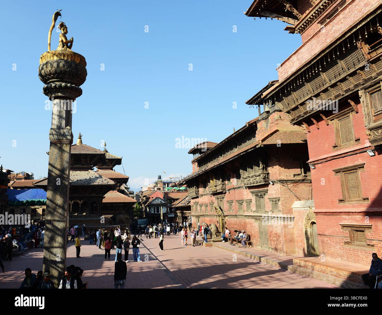 The historical Durbar Square in Patan, Nepal Stock Photo - Alamy