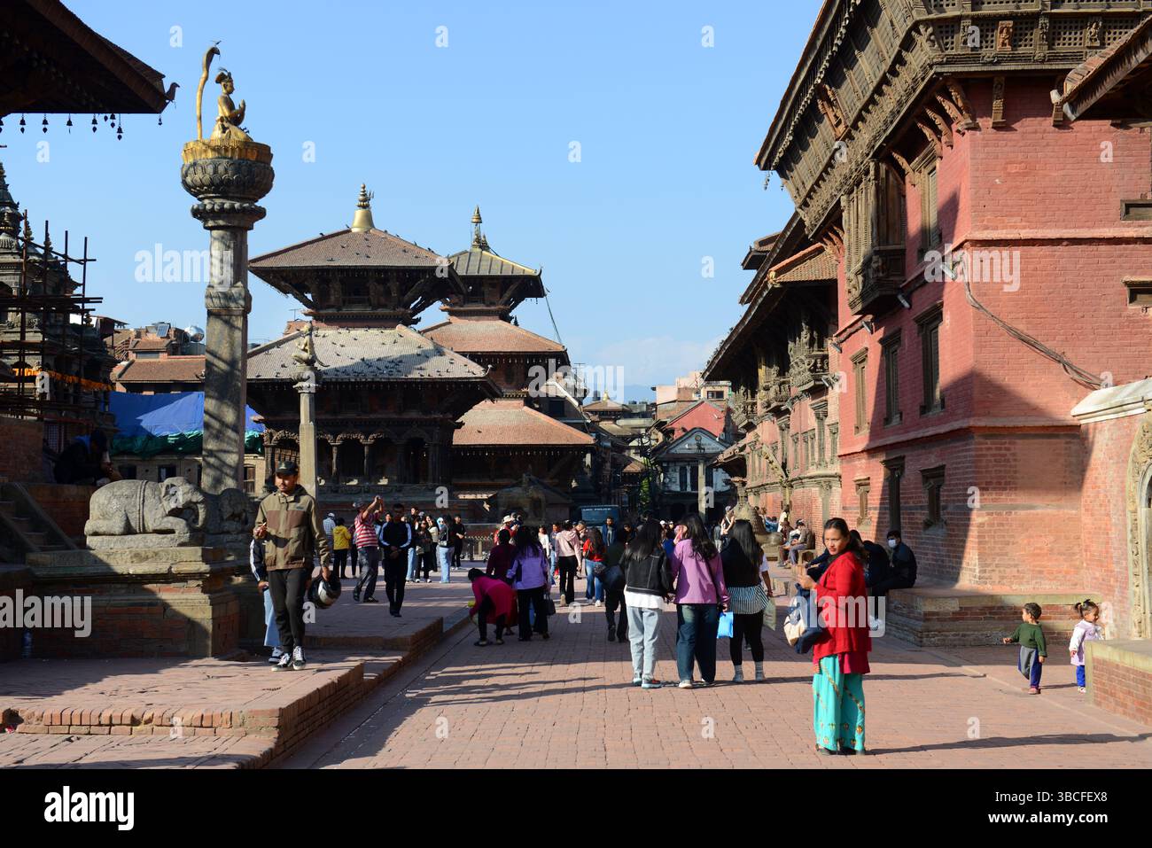 The historical Durbar Square in Patan, Nepal Stock Photo - Alamy