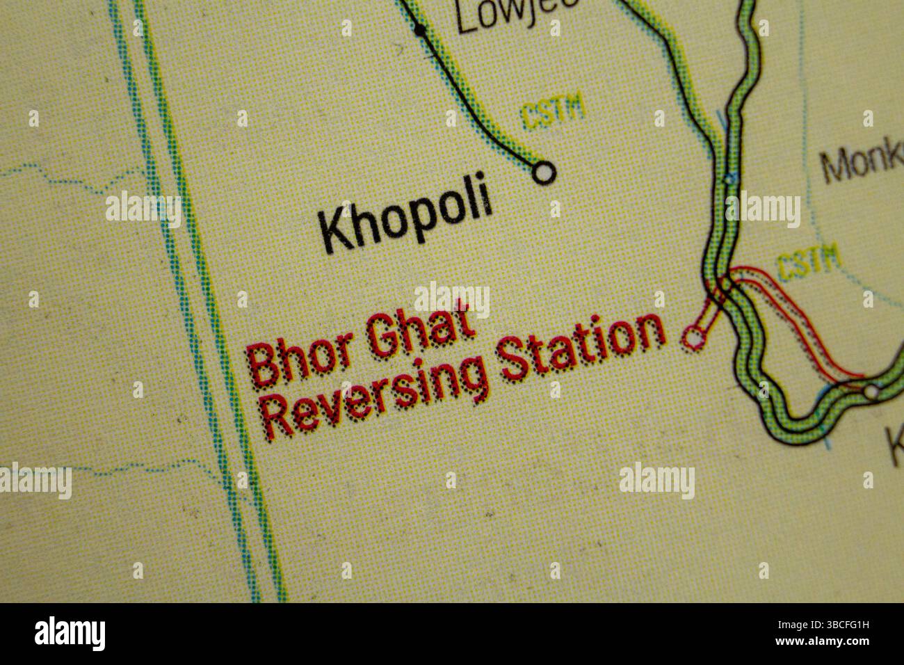Bhor Ghat Reversing Station - India Railways junction schematic ...