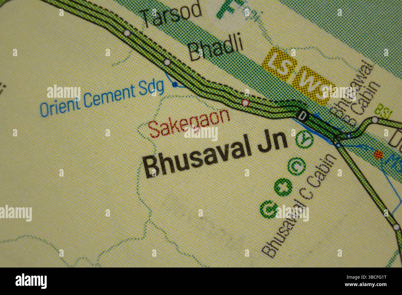 Bhusaval Jn - India Railways junction schematic transport map train ...