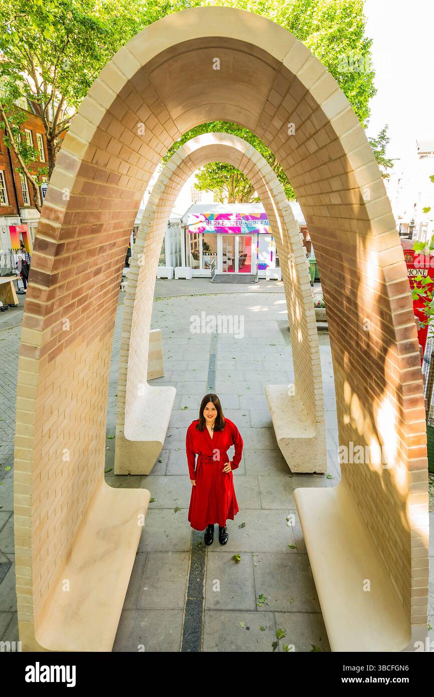 London, UK. 20 May 2025. Arch Revival', tall Arches made of British ...