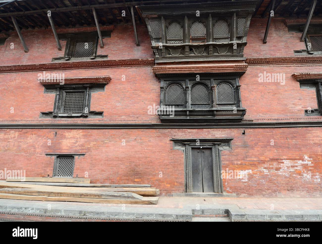 A beautiful Newari building at the Pashupatinath temple complex in ...