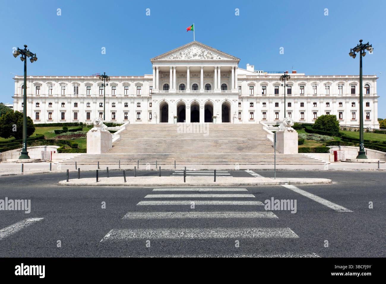Palace of Sao Bento at Lisbon, seat of the Assembly of the Republic ...
