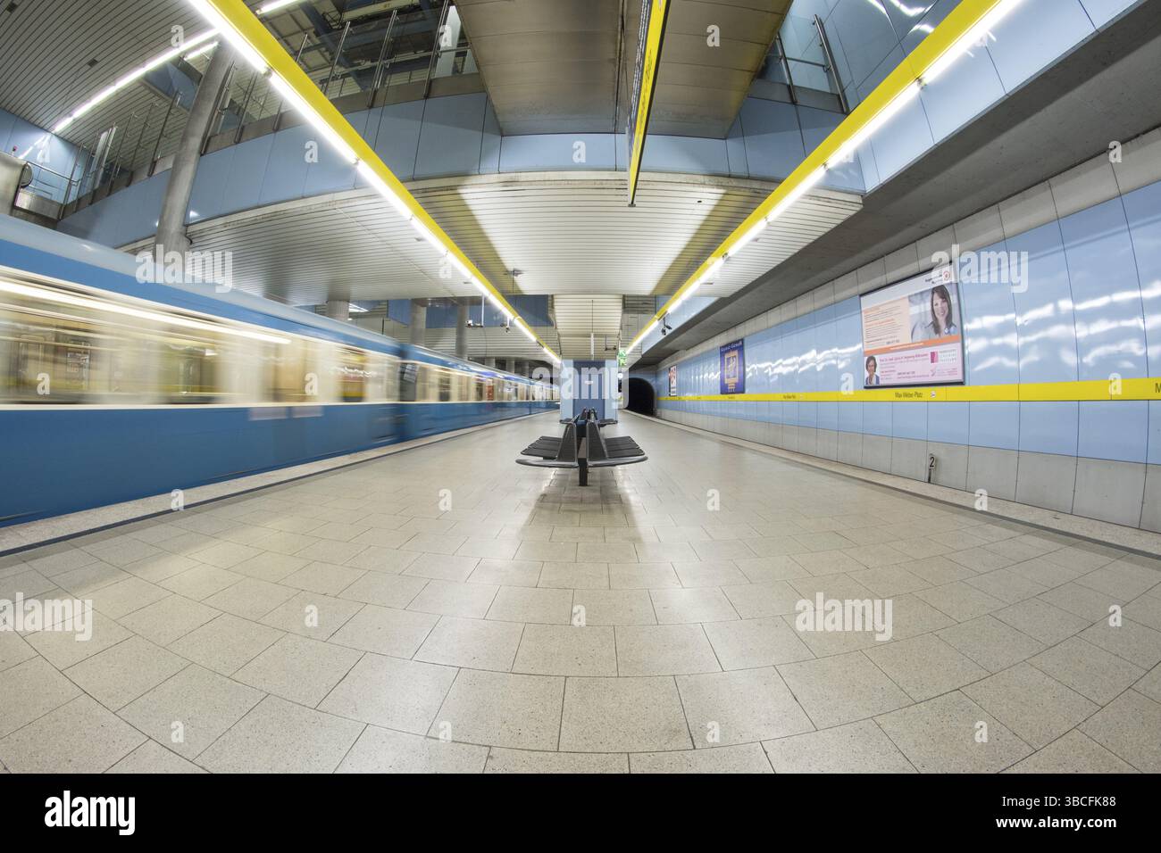 Underground station, Max-Weber-Platz, Munich, Bavaria, Germany, Europe ...