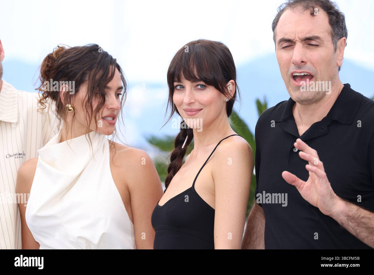 Adria Arjona, Dakota Johnson and Michael Angelo Covino attend the ...