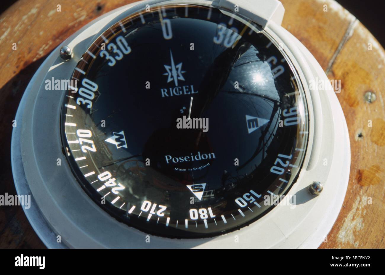 Compass of sailing ship, Netherlands Stock Photo - Alamy