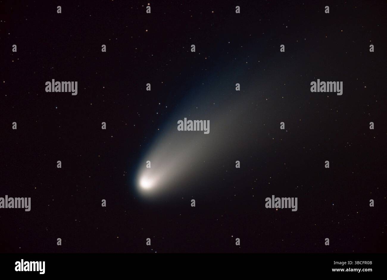 Comet Hale-Bopp, seen on 2nd of April 1997, sky, Sterne, stars ...