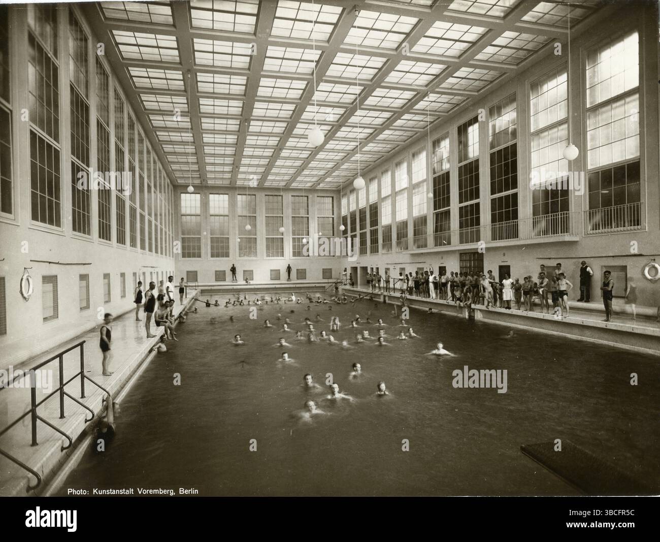 Indoor swimming pool, 1930s, Berlin, Germany, Europe Stock Photo - Alamy