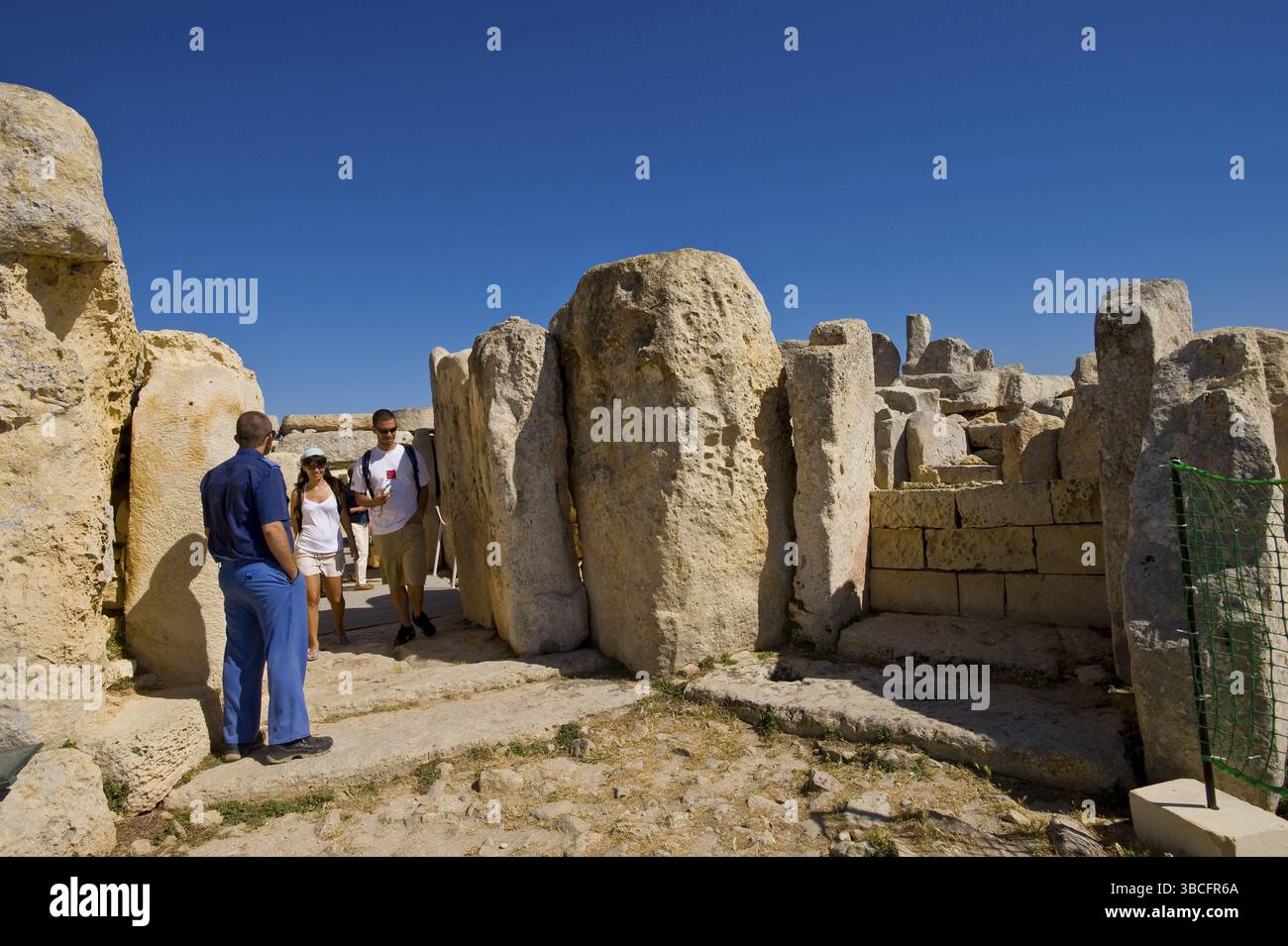 Temple Hagar Qim, Malta, Megaliths, Europe Stock Photo - Alamy