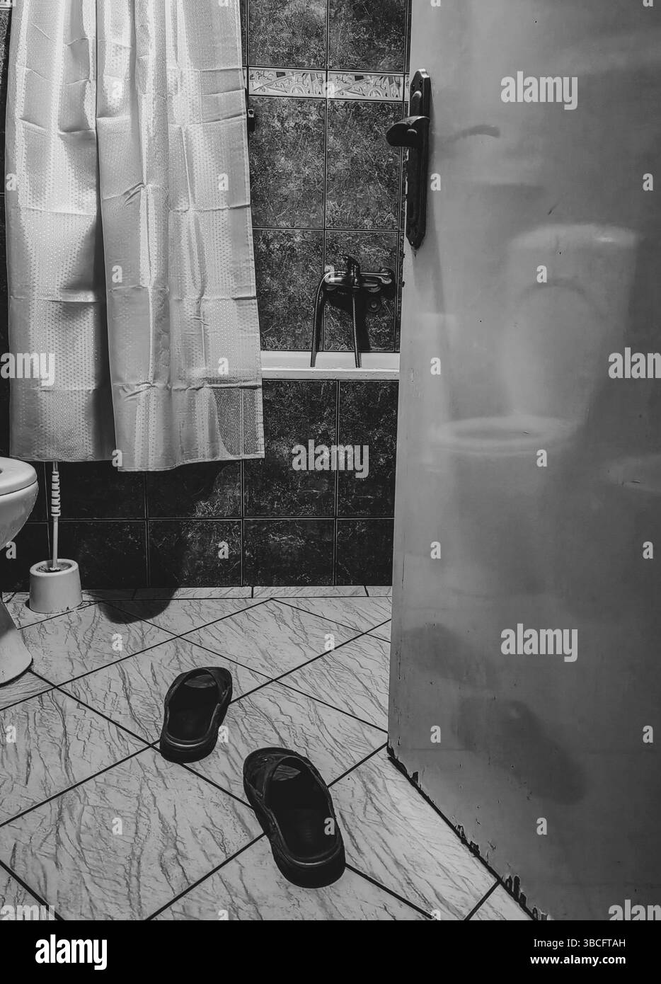 Setup scene Black and White Stock Photos & Images - Alamy