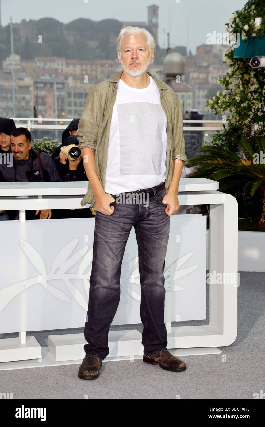 Julian Assange beim Photocall zum Dokumentarfilm 'The Six Billion ...