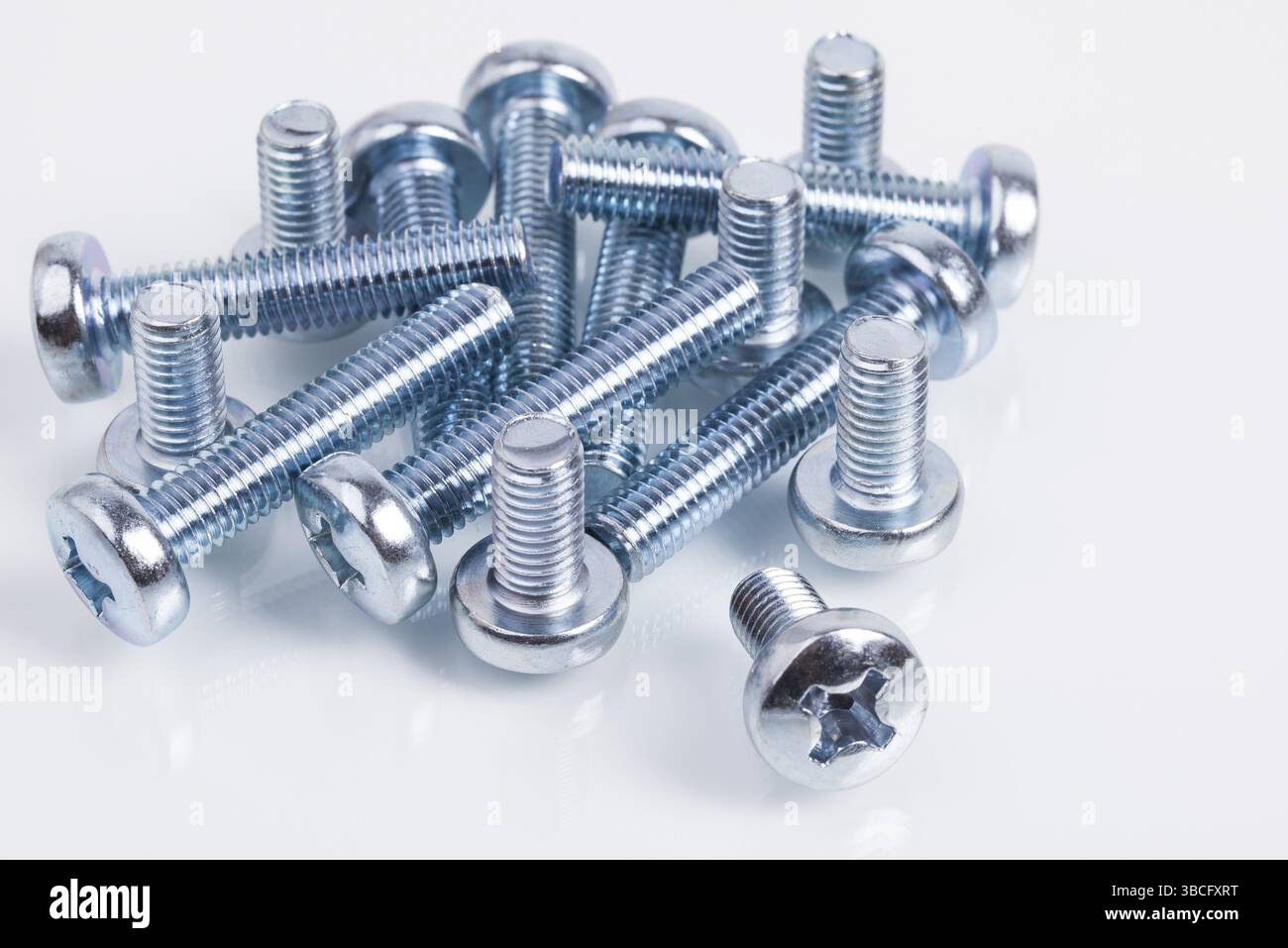 The image shows some thread cutting screws with recessed head Stock ...