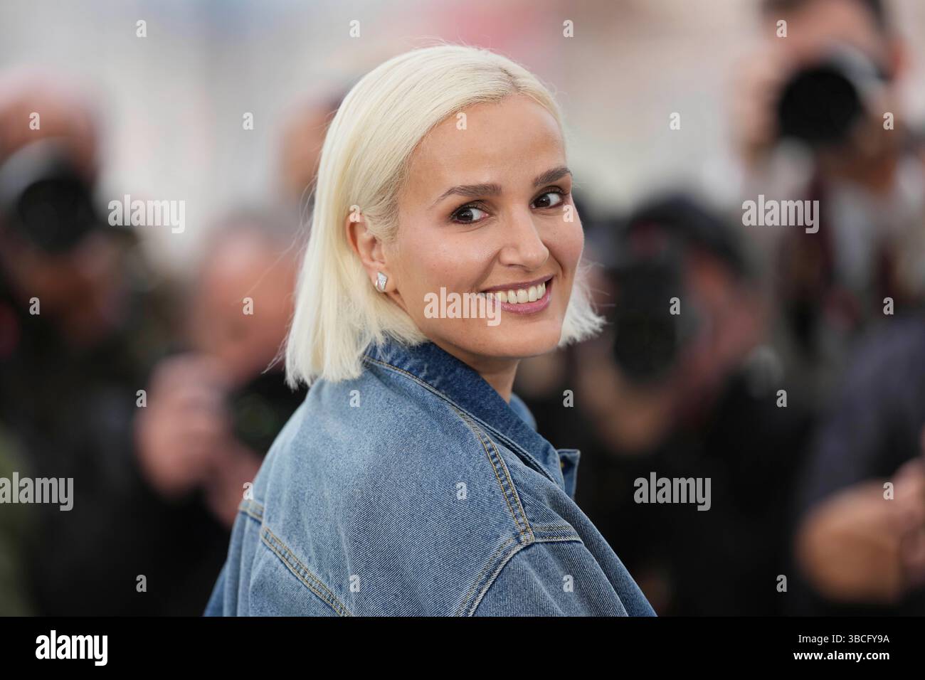 Director Julia Ducournau poses for photographers at the photo call for ...