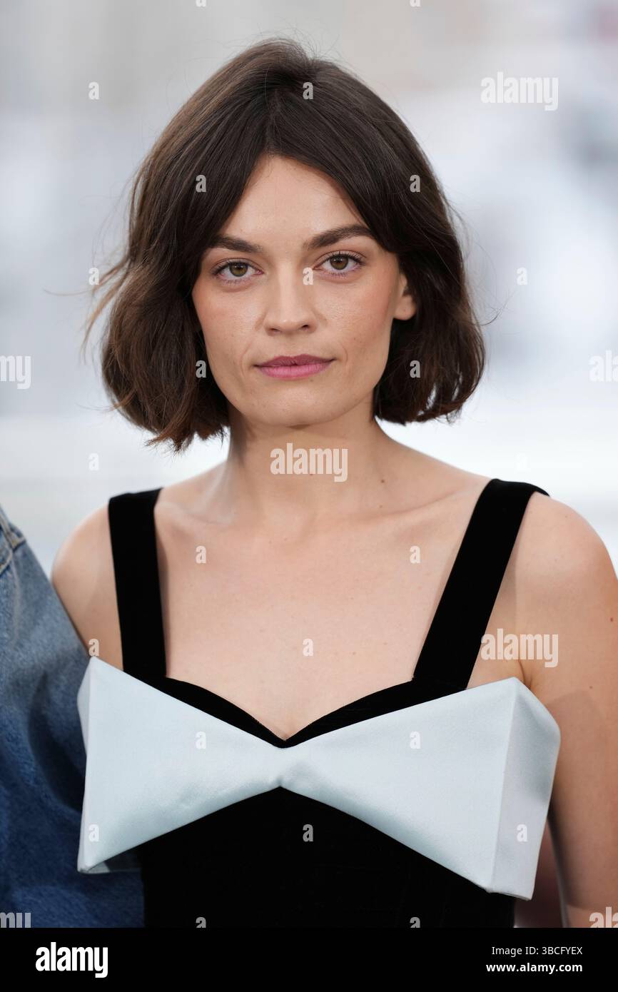 Emma Mackey poses for photographers at the photo call for the film ...