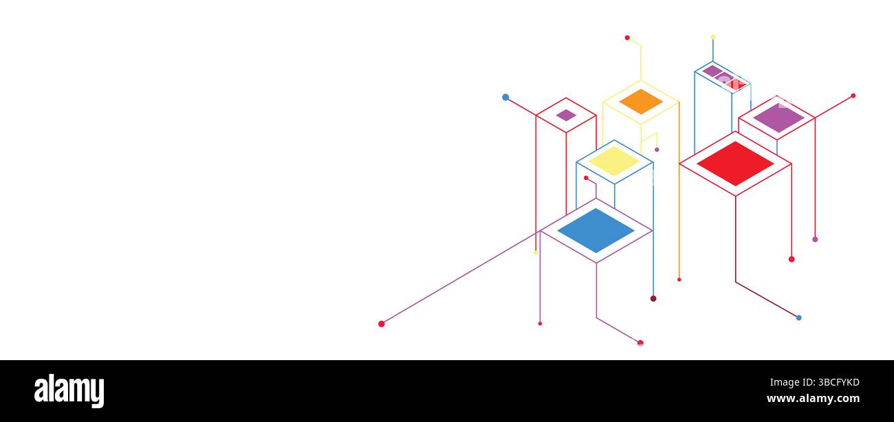 Technology data an network connection visual business background Stock ...